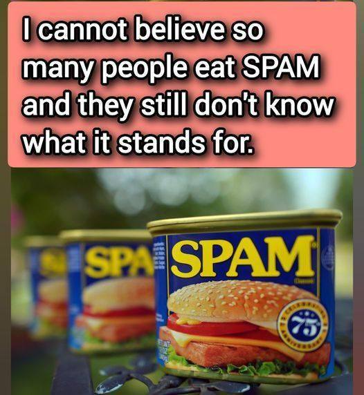 What does SPAM refer to, and what are its ingredients? - Weveryday Stories
