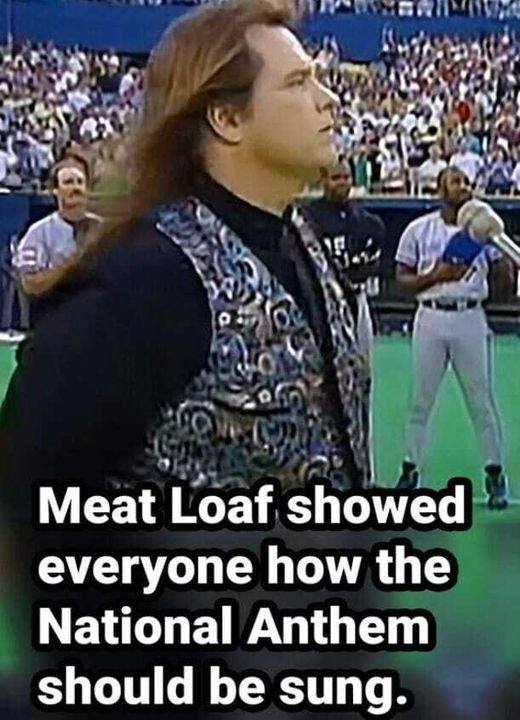 (VIDEO) Meat Loaf Reveals the Right Way to Sing the National Anthem ...
