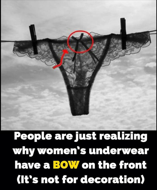 People left ‘mind blown’ over purpose of bows on women’s underwear ...