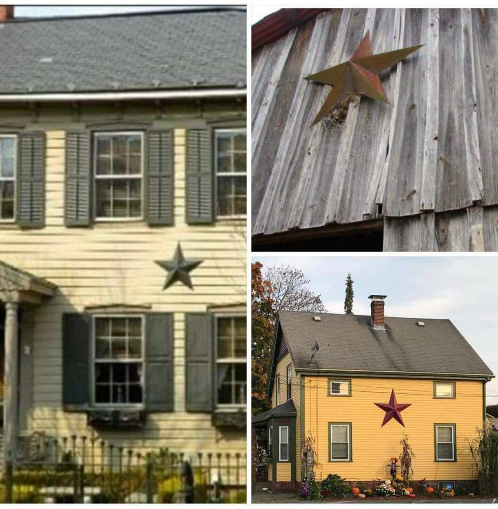 If you see a house or barn with a star on it, this is what it means ...