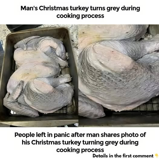 People left in panic after man shares photo of his Christmas turkey ...