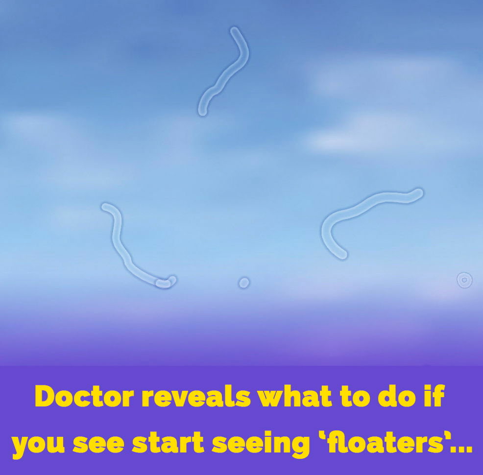 A doctor outlines what to do if you spot eye floaters. - Weveryday Stories