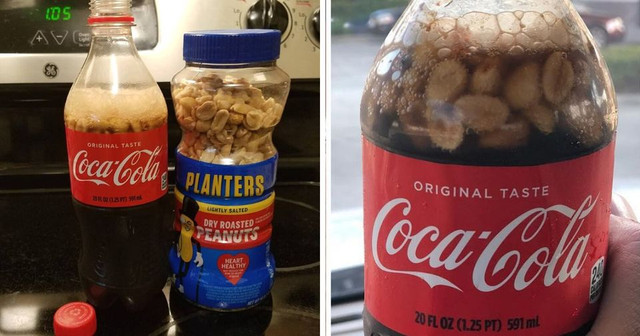 The mix of peanuts and Coca-Cola. - Weveryday Stories