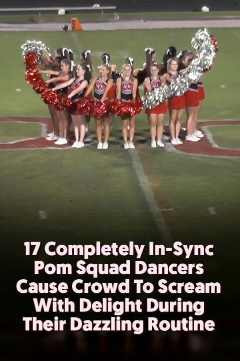 (VIDEO)17 Completely In-Sync Pom Squad Dancers Cause Crowd To Scream With Delight During Their ...