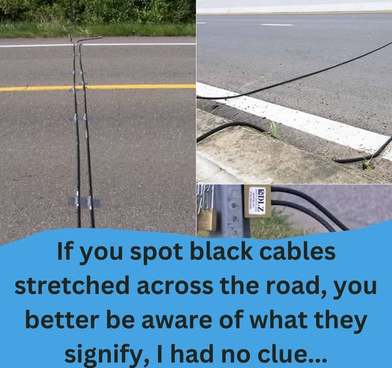 (VIDEO)If You Ever See Black Cables Stretching Across The Road, This Is ...