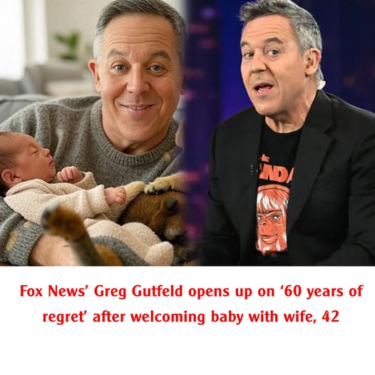 Fox News’ Greg Gutfeld opens up on ‘60 years of regret’ after welcoming ...