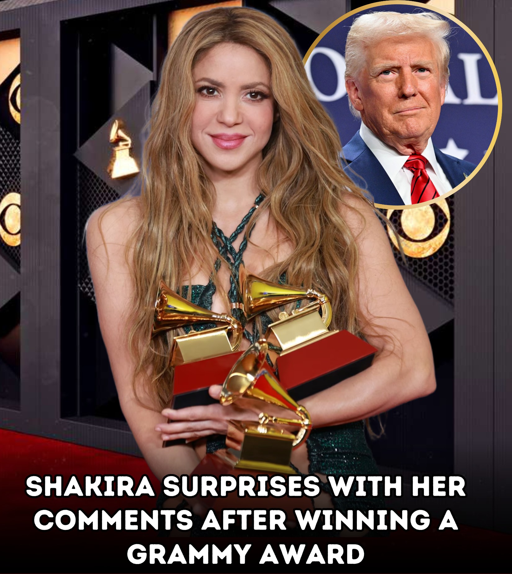 Won a Grammy and took a jab at President Trump: Shakira didn’t hold ...
