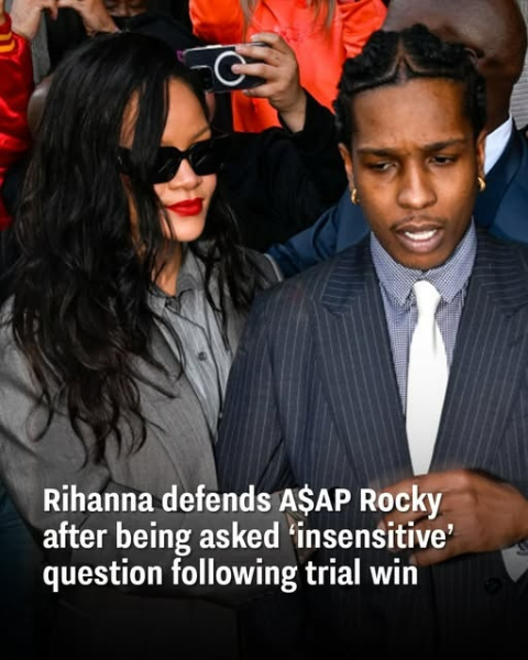 Rihanna defends A$AP Rocky after being asked ‘insensitive’ question ...