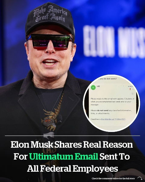 Elon Musk shares real reason for ultimatum email sent to all federal ...