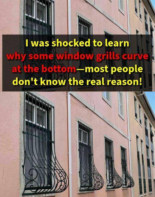 I was shocked to learn why some window grills curve at the bottom ...
