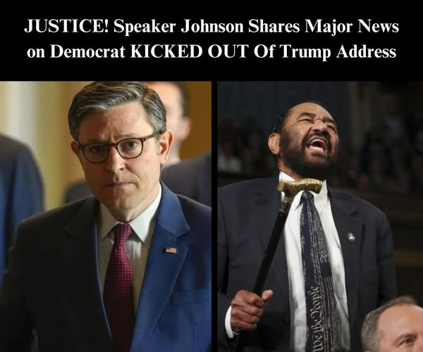 Speaker Johnson Calls For ‘Censure’ Of Democrat Who Disrupted Trump ...