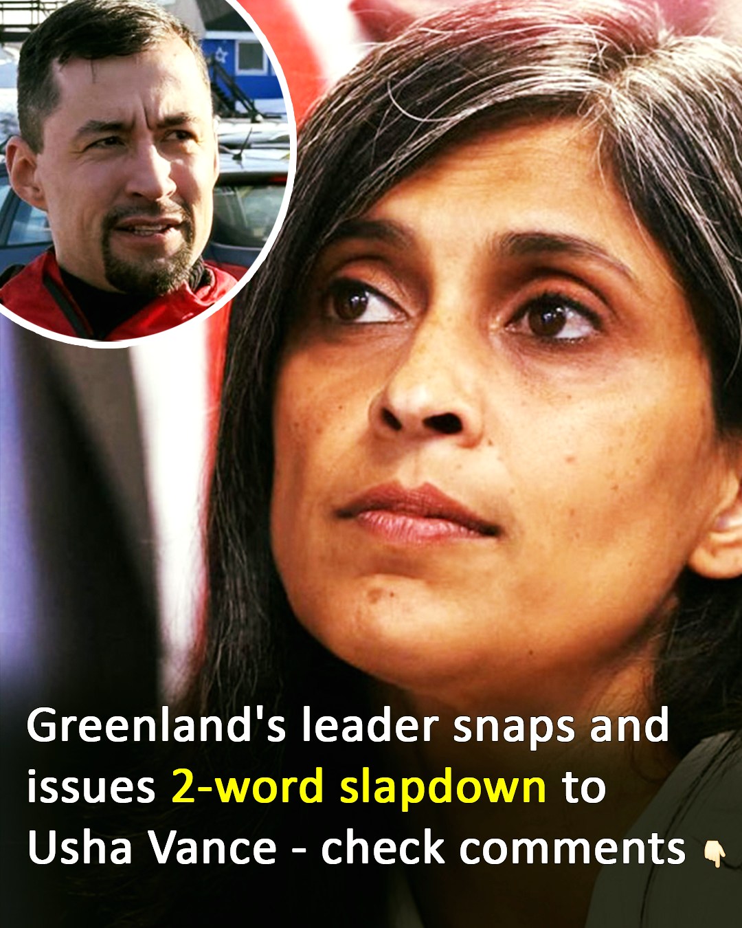 Greenland's prime minister delivers a harsh judgment against Usha Vance ...