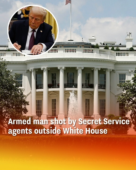 Armed man sh0t by Secret Service agents outside White House - Weveryday ...