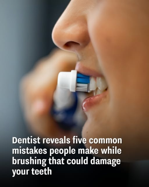 Dentist reveals five common mistakes people make while brushing that ...
