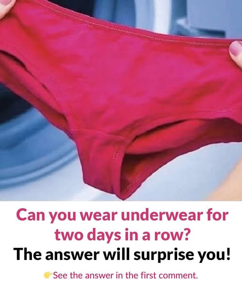 Can we wear underwear 2 days in a row? - Weveryday Stories