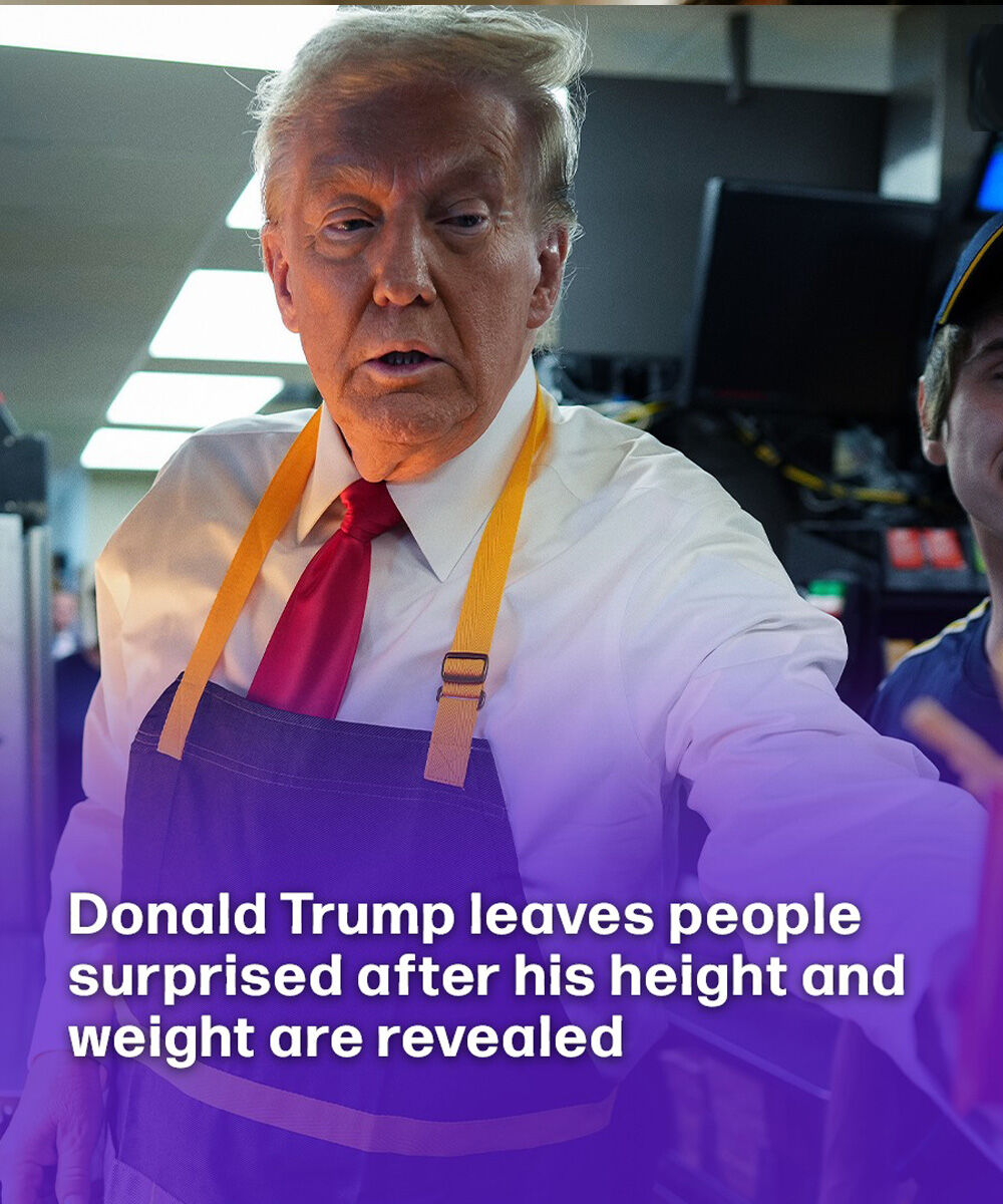 Donald Trump leaves people surprised after his height and weight are ...