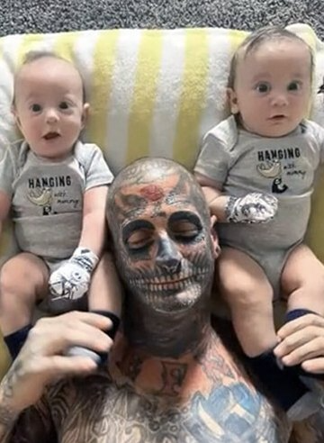 Heavily Tattooed Dad Called A ‘Monster’ By Many But Here’s How He ...