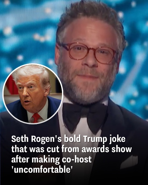 The awards show dropped Seth Rogen’s Trump joke following concerns from ...