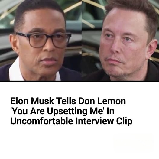 Elon Musk Tells Don Lemon 'You Are Upsetting Me' In Uncomfortable Interview Clip - Weveryday Stories