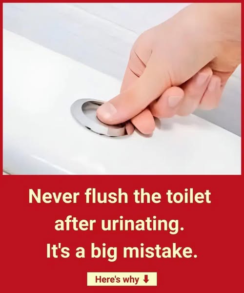 Why is it necessary not to flush the toilet after every time you use it ...