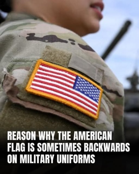 You may have noticed it — here’s the reason the flag appears ‘backward ...