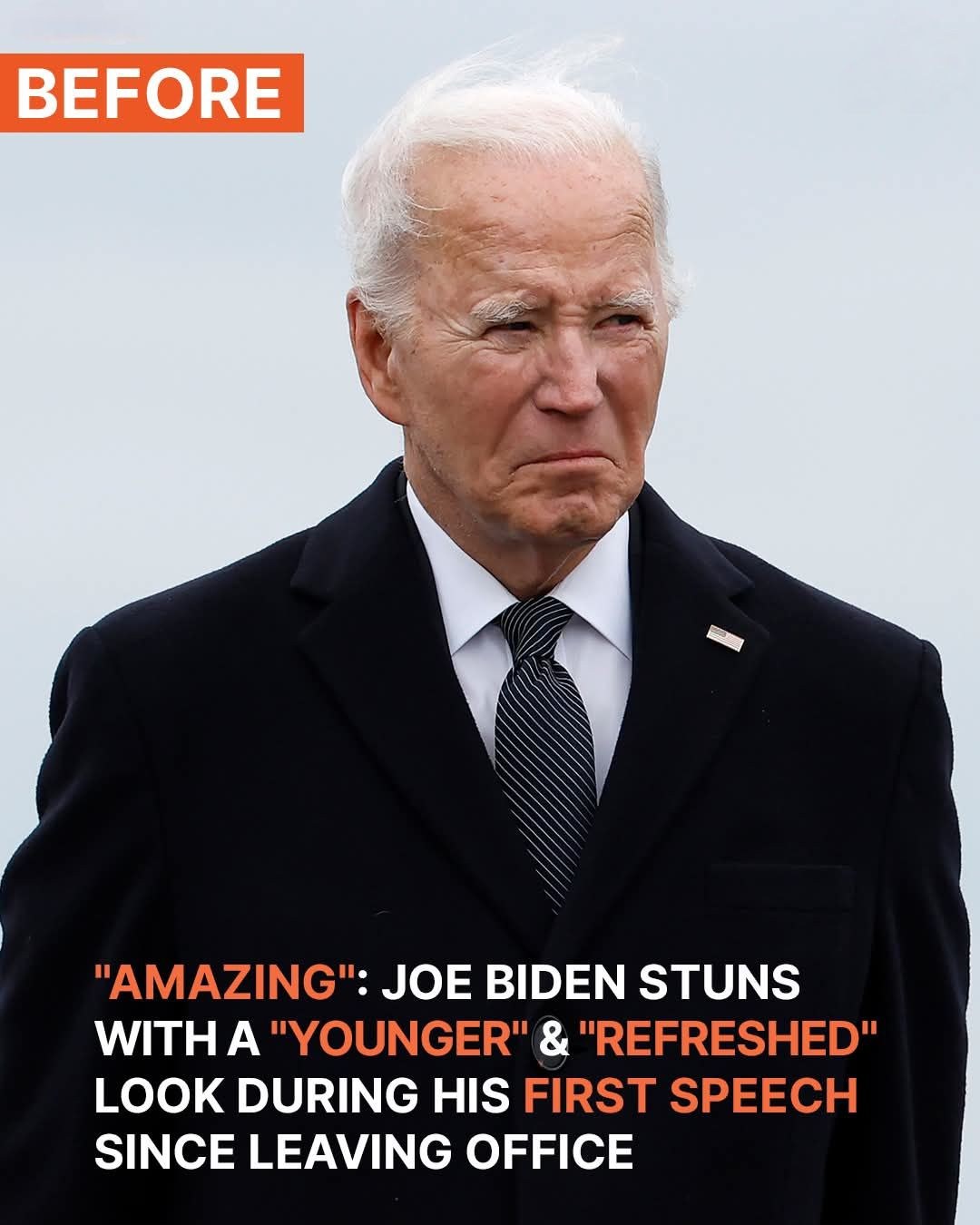 Joe Biden Gives First Speech Since Leaving Office at a Chicago ...