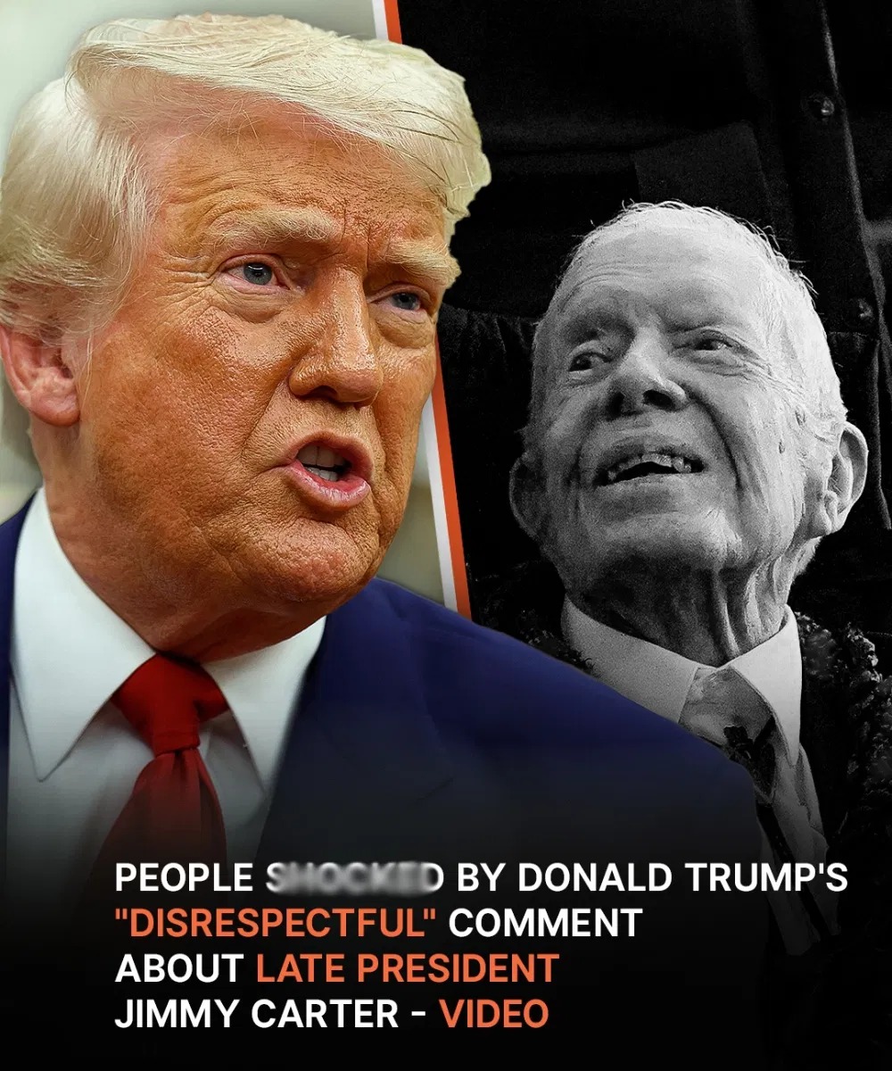 Donald Trump Talks About the Late Jimmy Carter During a Meeting With ...