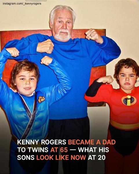 Kenny Rogers became a father to twins at the age of 65 — get to know ...