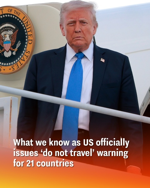21 countries now have a ‘do not travel’ warning issued by the US ...
