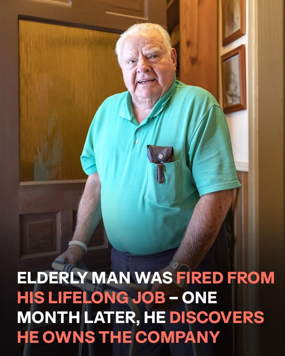 After losing his lifelong job, an elderly man returns a month later—as ...