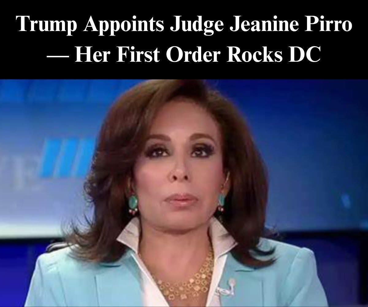 Jeanine Pirro Appointed Interim U.S. Attorney for D.C. - Weveryday Stories