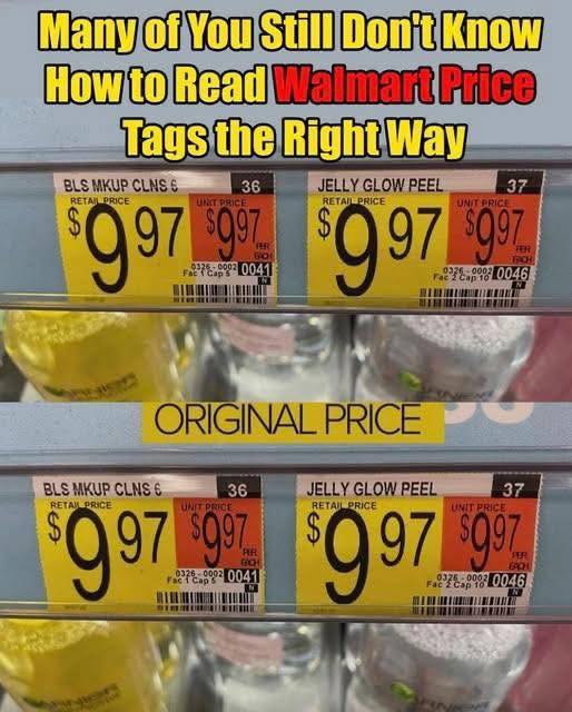 How to Read Walmart Price Tags the Right Way to Make Shopping Easier ...