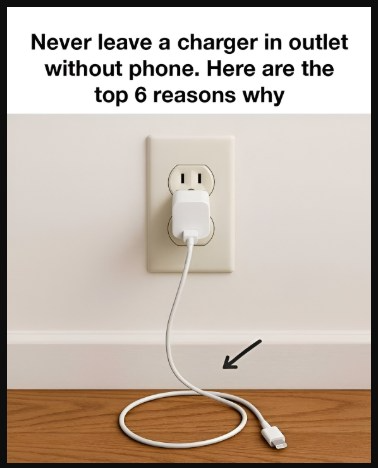Why You Should Never Leave Your Phone Charger Plugged in Without Your ...