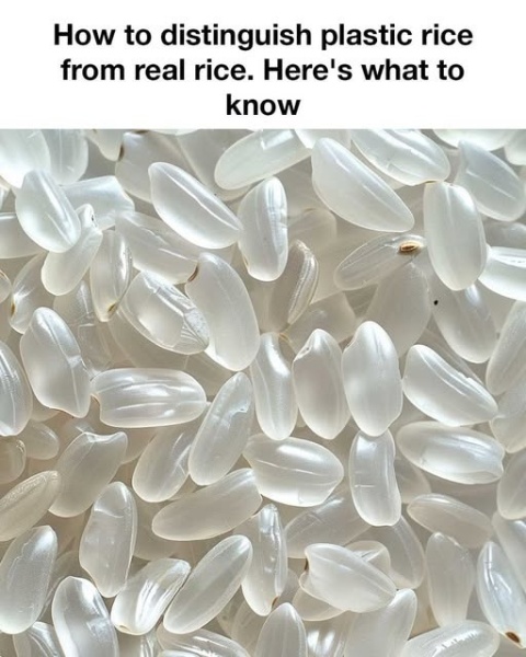 Spotting the difference: Real rice or plastic? Here's how. - Weveryday ...