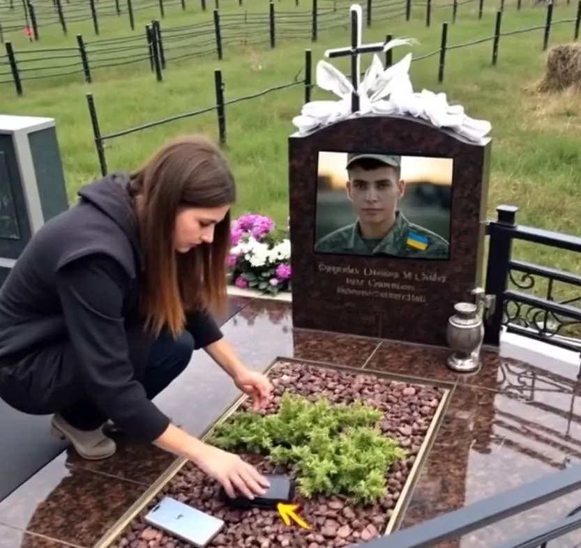 At Her Fiancés Grave Pregnant Olesya Found A Phone — What She Saw