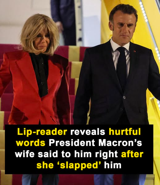Lip reader reveals President Macron’s wife’s words before ‘slap ...