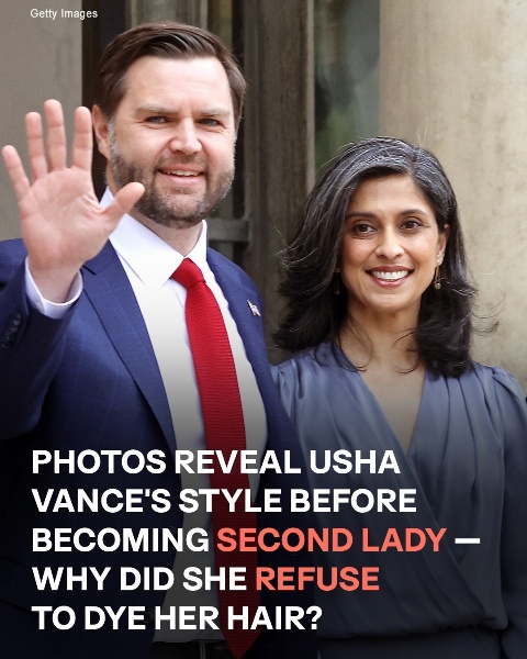 Usha Vance Embraces Her Natural Look: JD’s Wife Opts Out of Dyeing Her ...