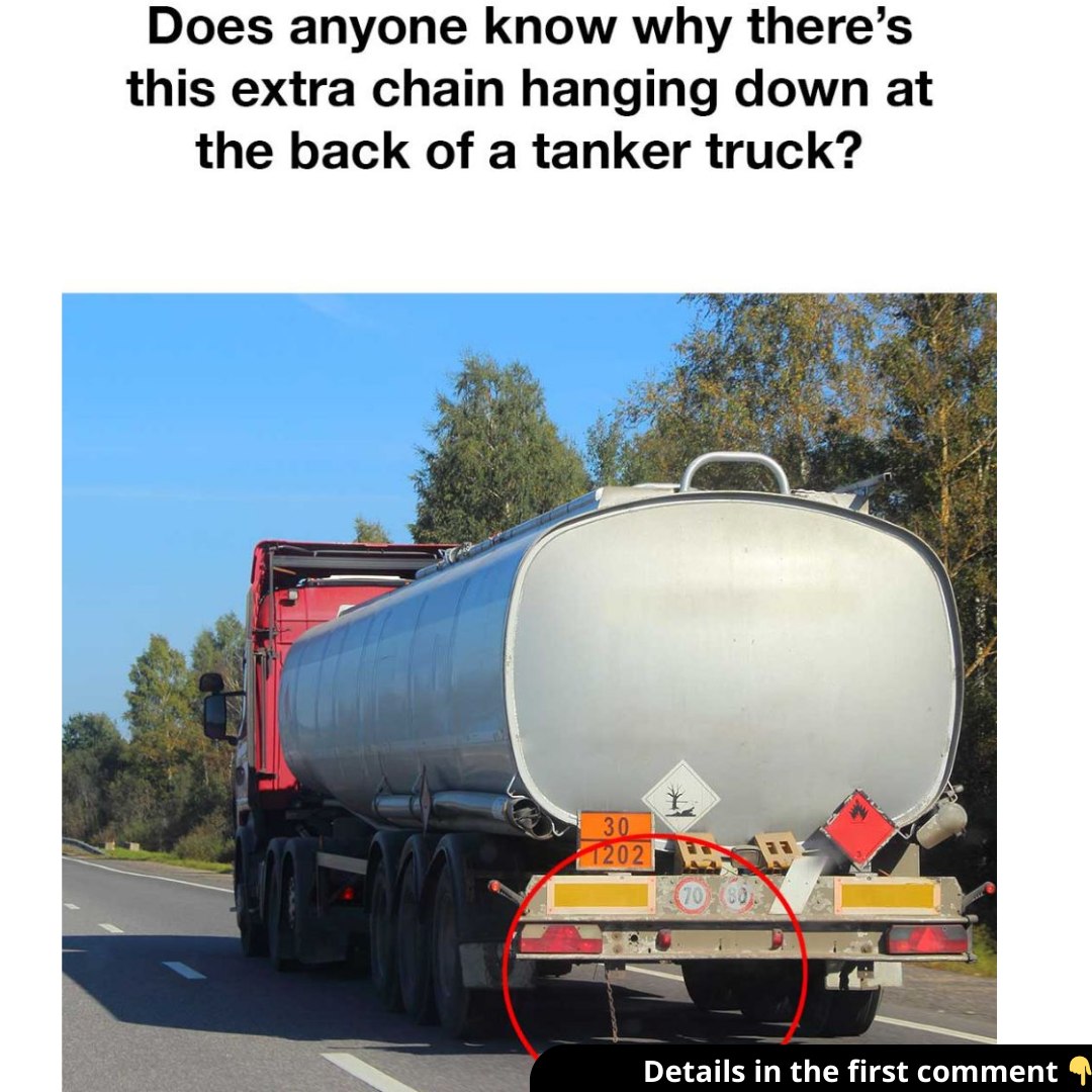 Why Tanker Trucks Have an Extra Chain - Weveryday Stories