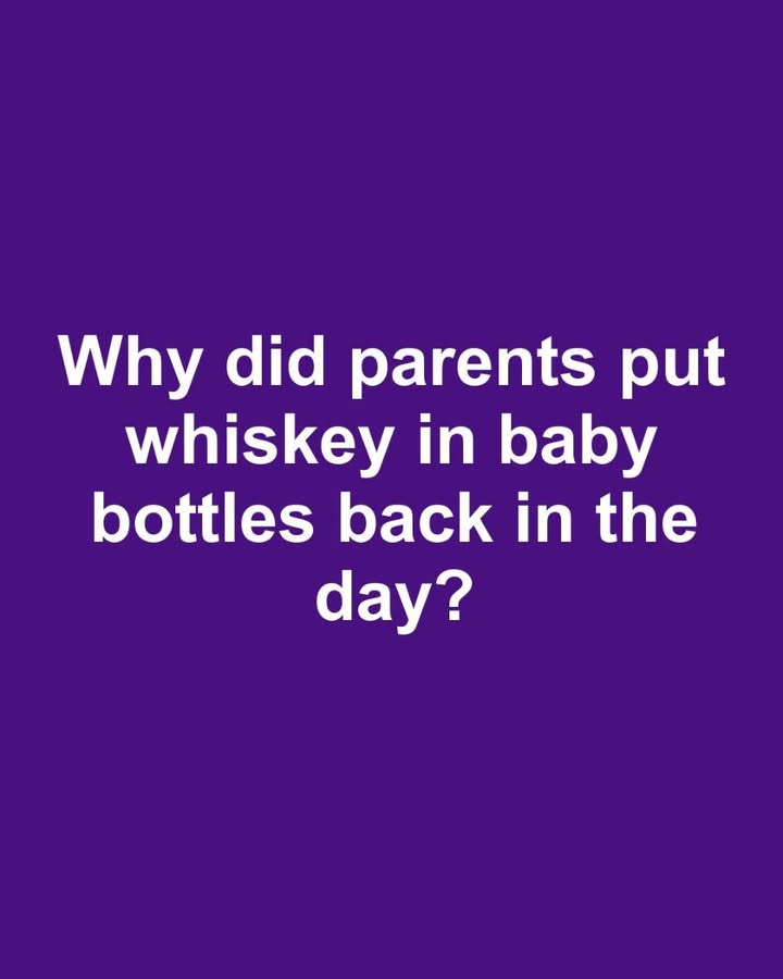 The Folk Wisdom and Cultural Beliefs Around Whiskey and Children ...