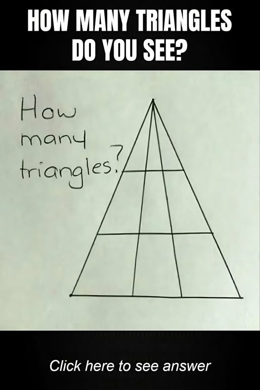 How many triangles are in it? - Weveryday Stories