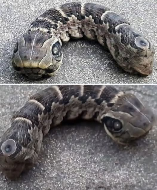 Woman Screams When She Spots 'Two-Headed Snake' In Back Garden, Stunned ...