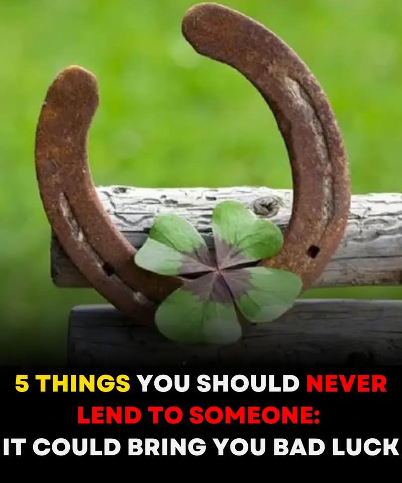 5 Things You Should Never Lend to Someone: It Could Bring You Bad Luck ...