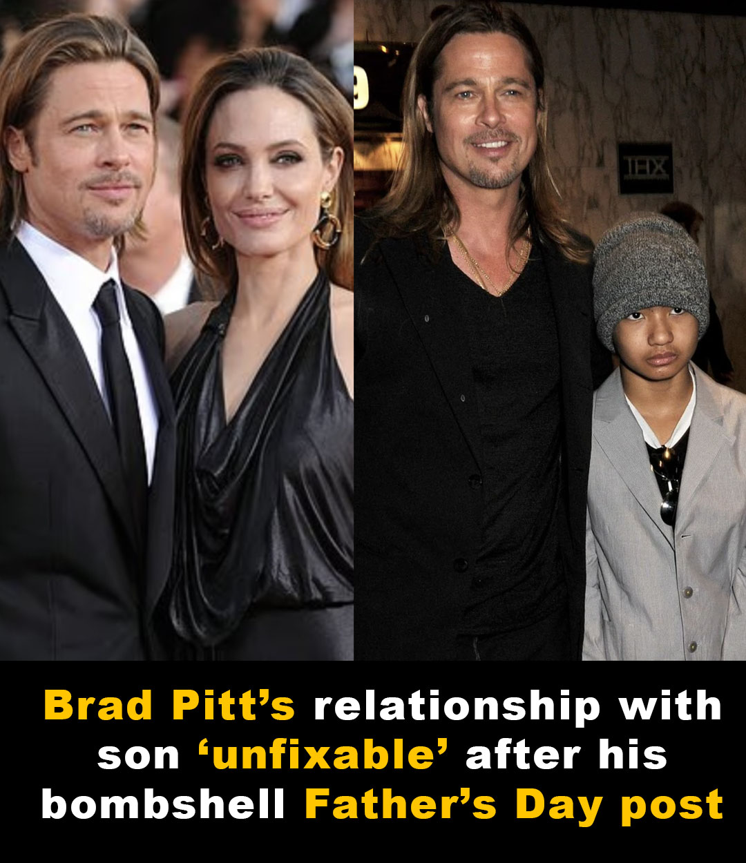 The Father’s Day tribute has reportedly made Brad Pitt’s relationship ...