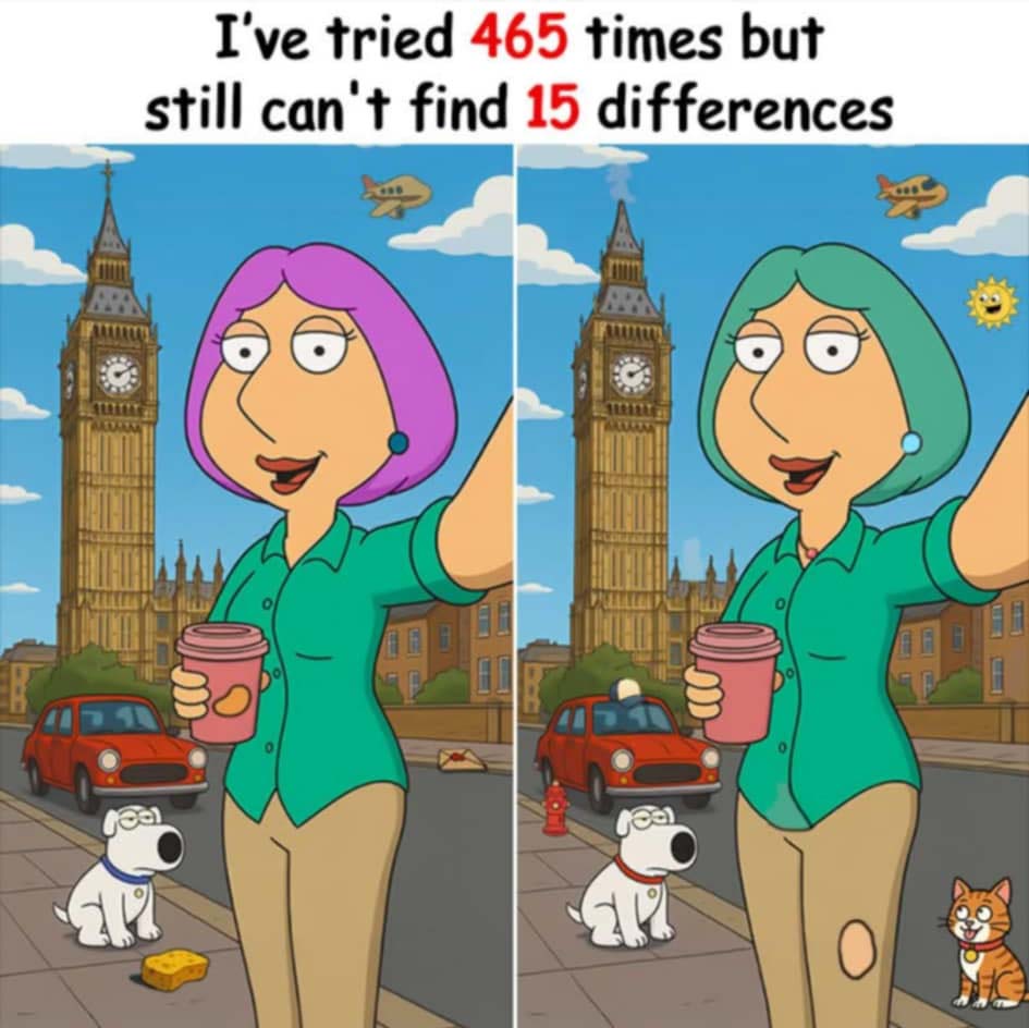 Test: Only a person with an IQ of 140 can find the 15 differences ...