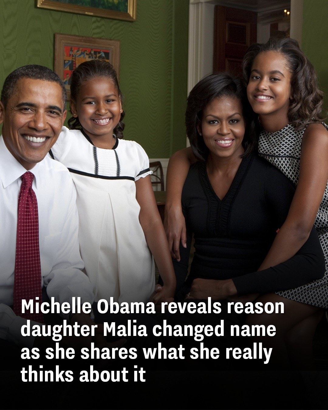 Michelle Obama reveals reason daughter Malia - Weveryday Stories