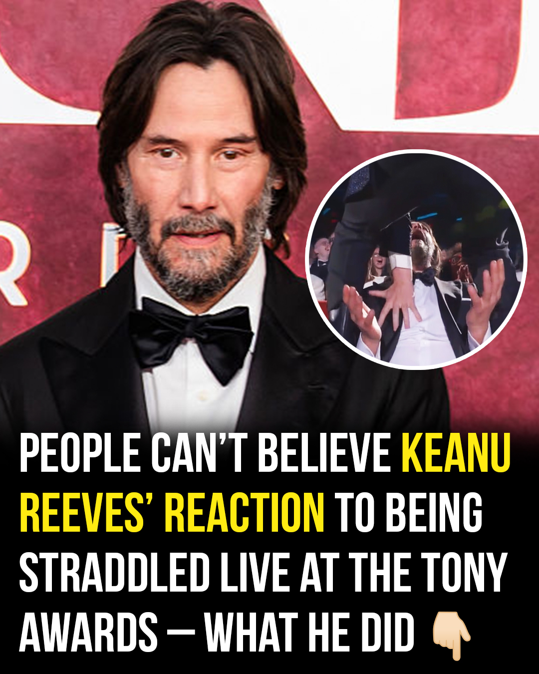 Keanu Reeves delivers a memorable response to an unexpected moment at ...