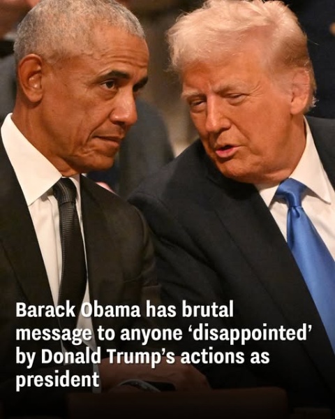 Obama addresses concerns over Trump’s actions with a direct message ...