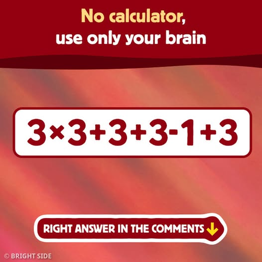 Can You Solve This Brain Teaser Without a Calculator? - Weveryday Stories