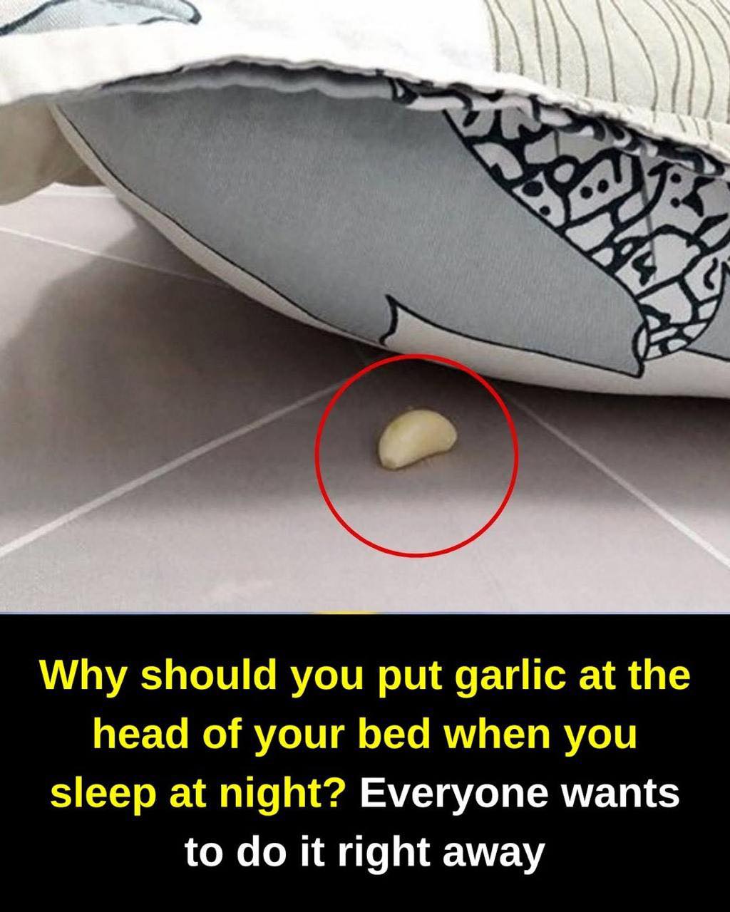 Why You Should Sleep With Garlic Under Your Pillow — A Surprising ...
