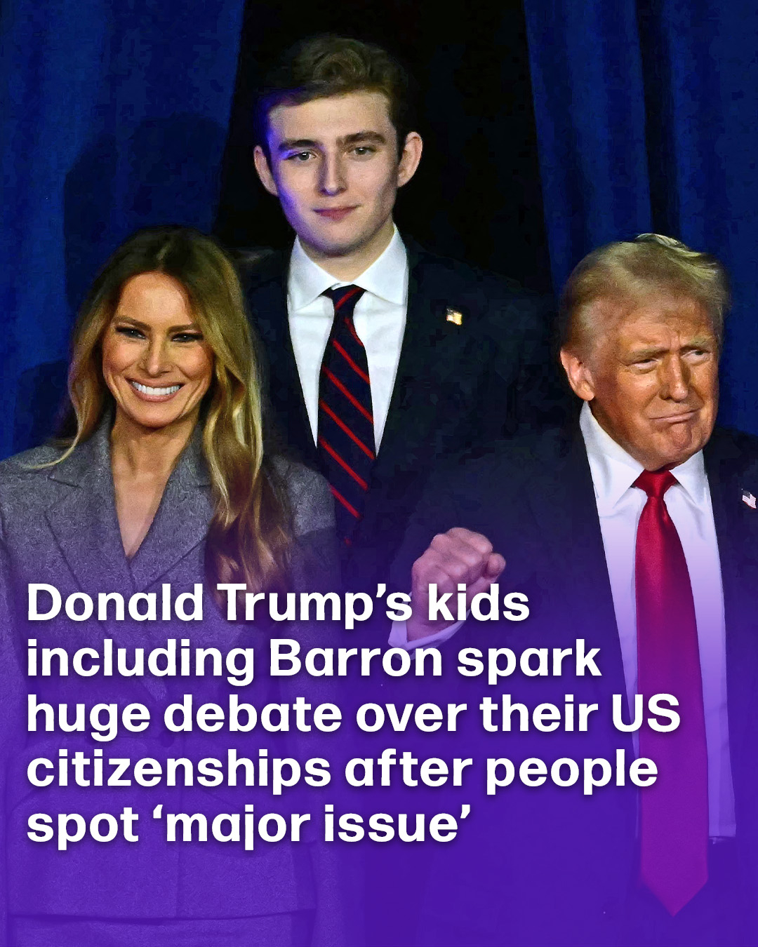 Trump’s children, including Barron, spark controversy after viewers ...